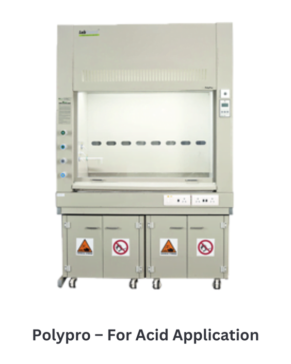 Fume Hood Manufacturer in India - ASHRAE-110, EN-14175 tested by LabGuard
